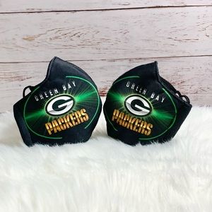 Accessories | Green Bay Packers Face Mask 2pack | Poshmark